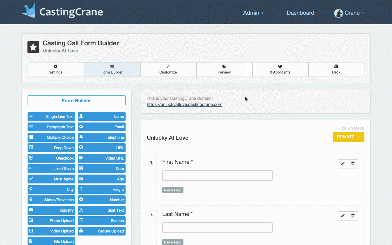 Online Casting Software | Casting Crane